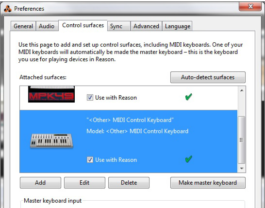 Using the External MIDI Instrument