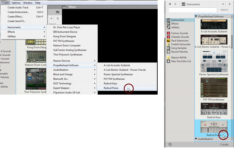 Using Rack Extensions in Reason
