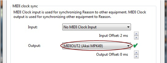 Synchronization to MIDI Clock