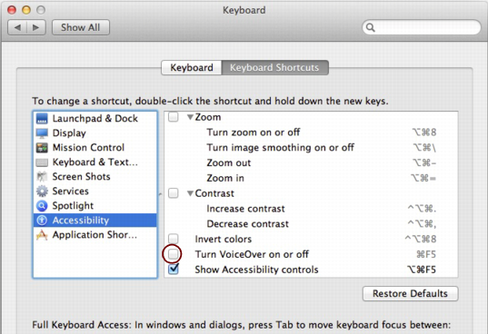 Reassigning the Function Keys in Mac OS X