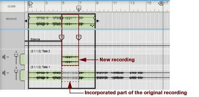 Audio recording details