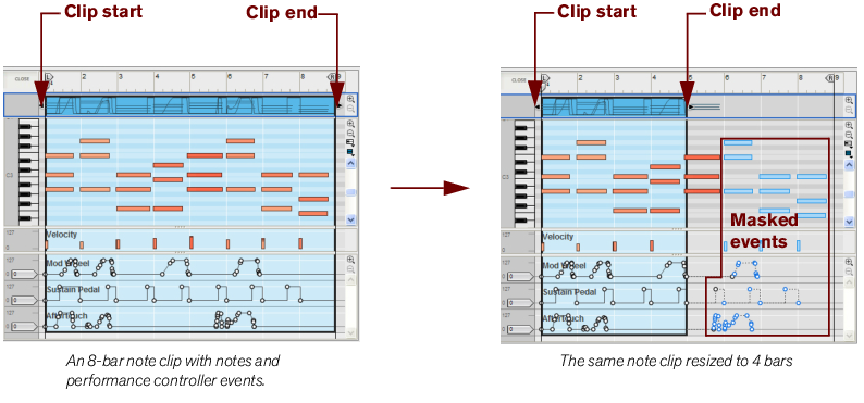 Clip handling