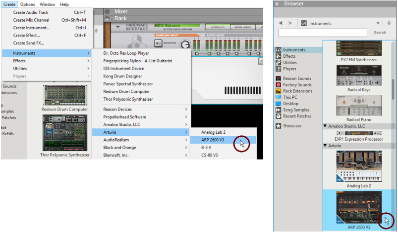 Using VST plugins in Reason Lite